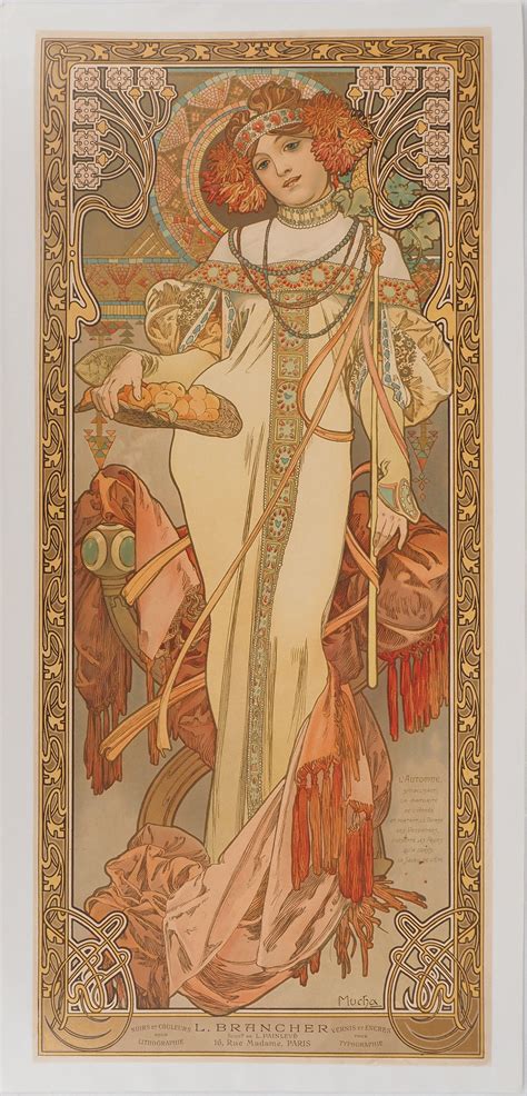 Medee Sarah Bernhardt After Alphonse Mucha 1969 For Sale At