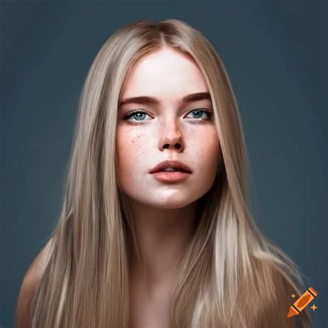 Shoulder Length Blonde Hair Pale Skin