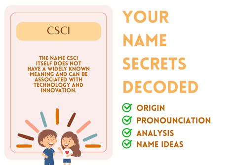 Csci Name Meaning And Pronunciation