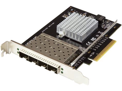 Startech Pex10gsfp4i Sfp Server Network Card 4 Port Nic