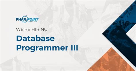 pharpoint research inc on linkedin nowhiring databaseprogrammer