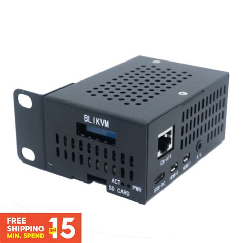 PiKVM V BliKVM HAT KVM Sobre IP Raspberry Pi B PoE HDMI CSI Shopee Brasil