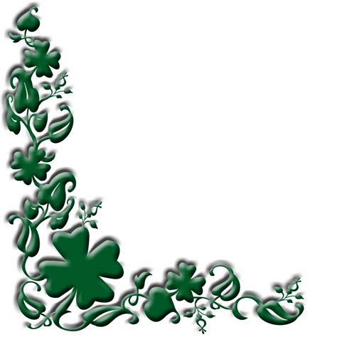 Four Leaf Clover Border Clip Art 19 Free Cliparts Download Images On