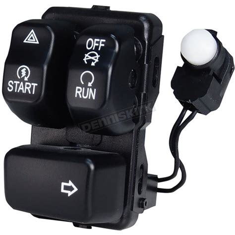 Drag Specialties Black Right Can Bus Handlebar Control Switch Module