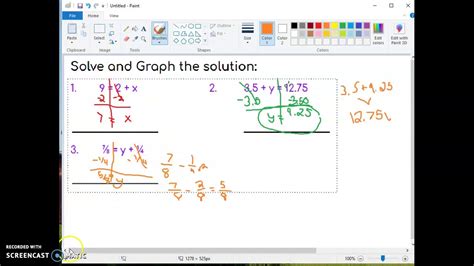 One Step Adding And Subtracting Equations YouTube