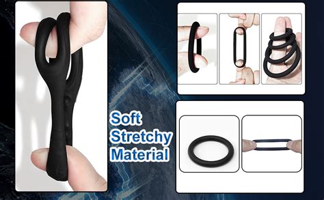 Cock Rings Penis Ring 12 Pcs Sex Toys For Men Erection