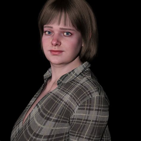 Melanie Portrait D Render Digital Art By Nanner