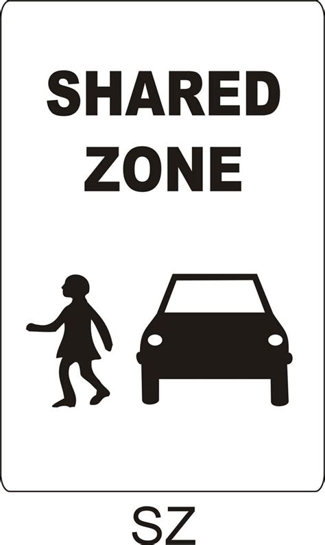 Shared Zone Signhere Australia