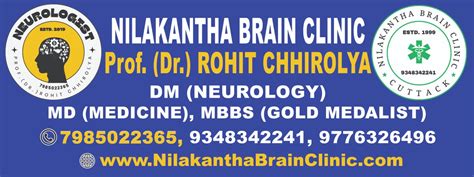 Prof Dr Rohit Chhirolya The Best Neurologist In Cuttack