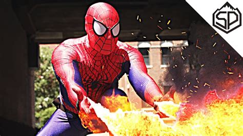 Толстый Человек Паук мутузит хулиганов веб шутерами Youtube