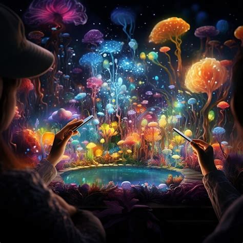 Premium AI Image The Magic Touch Unveiling The Enchantment Hidden
