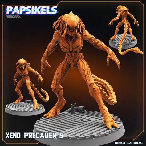 👽 Xeno Predalien・ 3d File For 3d Printing・cults
