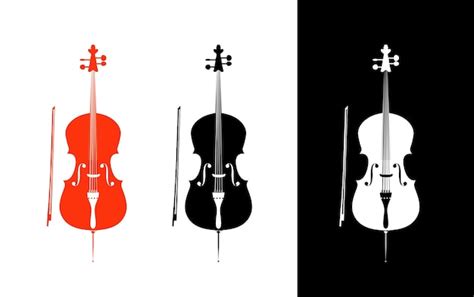 Premium Vector Cello String Musical Instrument