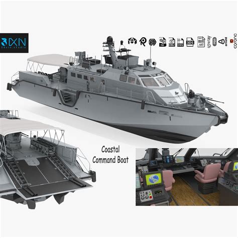 Coastal Command Patrol Boat 3D 모델 다운로드 모터보트 on 3DModels org