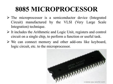 Introduction To 8085 Microprocessors Pdf