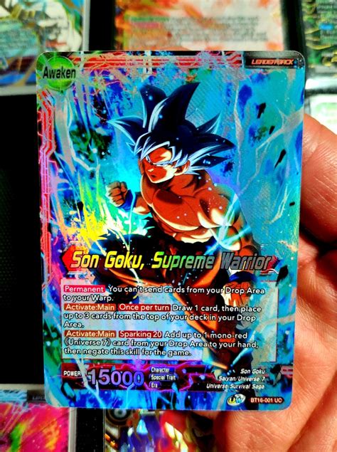 Dragonball Super Son Goku Supreme Warrior Foil Hobbies And Toys Toys