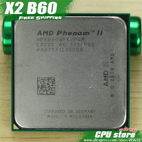 AMD Phenom II X B CPU Processor Dual Core Ghz M W GHz Socket Am Am Free