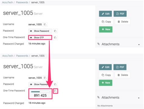 Generating One Time Passwords OTP