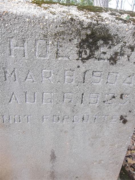 Elbert Holder 1904 1925 Mémorial Find A Grave