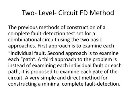 Fault Detection And Test Minimization Methods Pptx