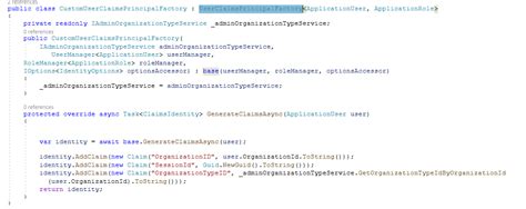 Generateclaimsasync Method In Userclaimsprincipalfactory Getting Called