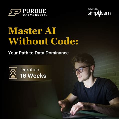 No Code Machine Learning Professional Certificate Course Simplilearn