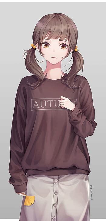 Anime Girl Wearing Dress