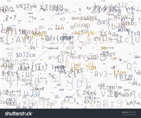 Modern Vector Illustration Array Symbols Abstract Stock Vector Royalty