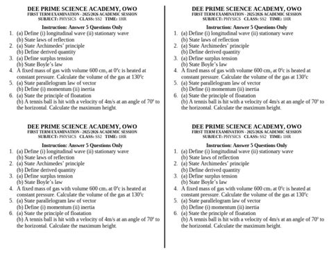 Physics Ss2 Pdf Waves Gases