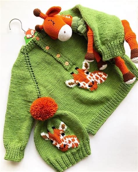 Вяжем для сына и дочки 🌿 Идеи вязания для малышей деткам Постила