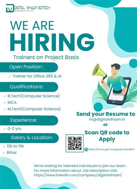 Digital Vihaan Edtech Private Limited On Linkedin We Are Hiring Trainer For Office365