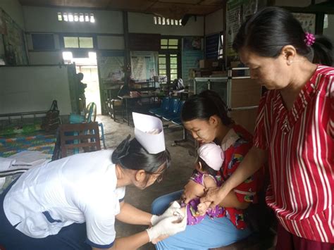 အုတ်တွင်းမြို့နယ်၌ အသက် ၁ နှစ်ခွဲအောက် ကလေးငယ်များနှင့် ကိုယ်ဝန်ဆောင