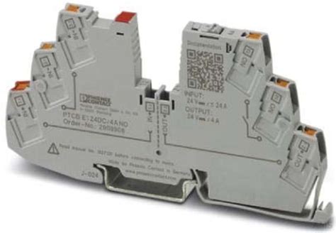 Phoenix Contact Geräteschutzschalter 24v Dc Ptcb E1 24dc 4a No
