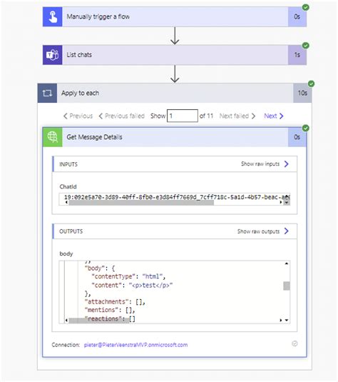 Get Your Microsoft Teams 1on1 Chats With Power Automate Using The Graph Api