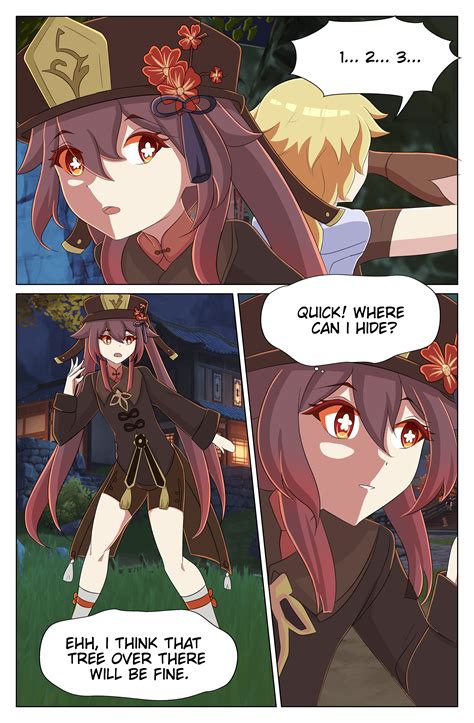 Hu Tao And Aether Hide And Seek R Genshin Impact