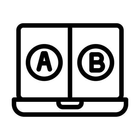Ab Testing Icon Design 12686918 Vector Art At Vecteezy