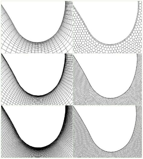 Hexahedral Left And Polyhedral Right Grids Of The Ngv Top To
