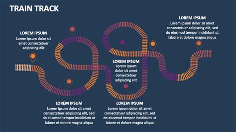 Train Track Template For PowerPoint And Google Slides PPT Slides