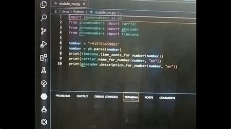 Mobile Number To Find Location Using Python Library Project Pythonproject Trending Trend