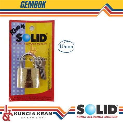 Jual Gembok Solid 818 40 Gp Gembok Pagar Rumah Gembok Sepeda Kota