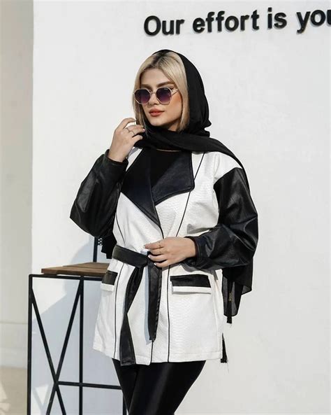 استایل آوانگارد تنها با دو رنگ سیاه و سفید جذابیت استایل به جز رنگ به