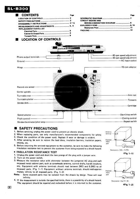 Service Manual For TECHNICS SLB300 Download