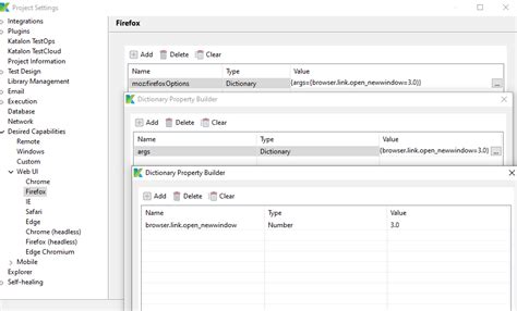 Tip For Configuring Firefox Geckodriver To Open NEW Tabs Katalon