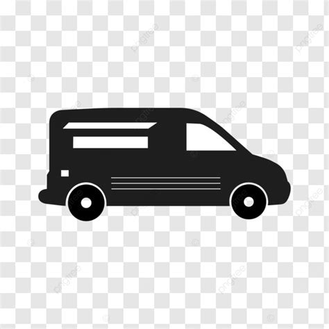 Delivery Truck Transport Silhouette Vector Truck Delivery Silhouette