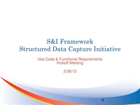 Ppt Structured Data Capture Sdc All Hands Meeting Powerpoint