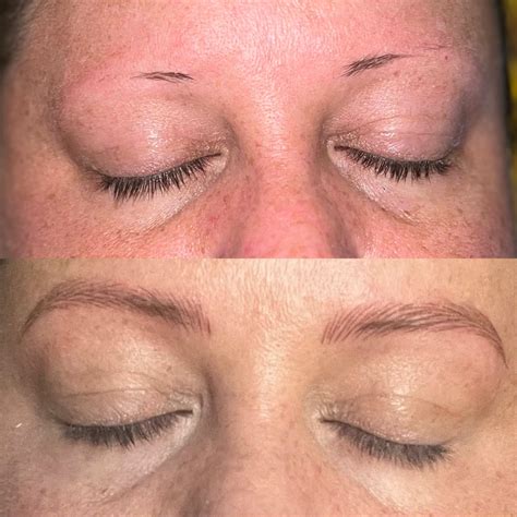 Nano Hair Strokes Done Monday Cant Wait To See The Healed Results R Microblading