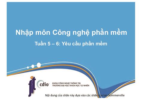 PDF Công Nghệ Phần Mềm Đh Khoa Học Tự Nhiên Hcm Ts Nguyễn Thị Minh Tuyền