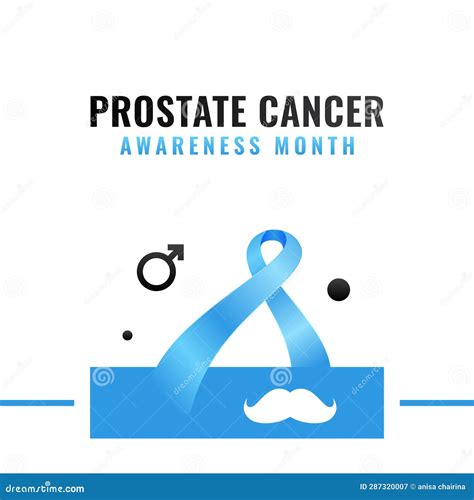Prostate Cancer Awareness Month Design Template Stock Vector Illustration Of Social Prostate