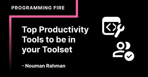 Top Productivity Tools To Be In Your Toolset Rprogramming