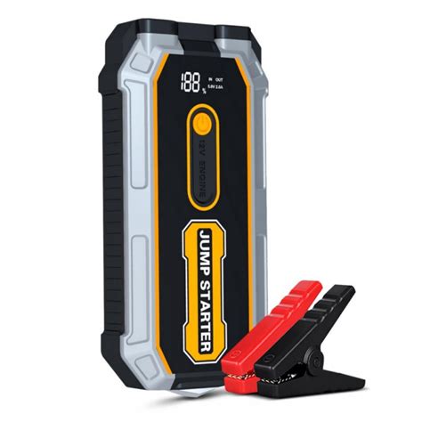 ΦΟΡΗΤΟΣ ΕΚΚΙΝΗΤΗΣ ΜΠΑΤΑΡΙΑΣ ΑΥΤΟΚΙΝΗΤΟΥ 12v ΜΕ Power Bank ΦΑΚΟ Usb 12800mah